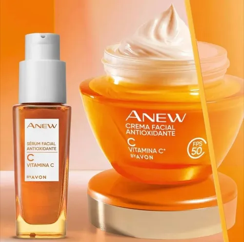 Set X2 Anew Vitamina C Crema + Serum Facial Antioxidante en venta en ... Set X2 Anew Vitamina C Crema + Serum Facial Antioxidante en venta en ...