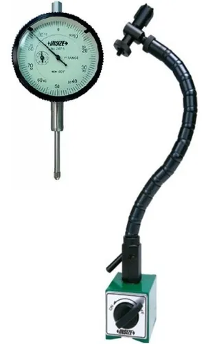 Reloj Indicador 1 Pulgada Y Base Magnetica Flexible Insize Envío Gratis