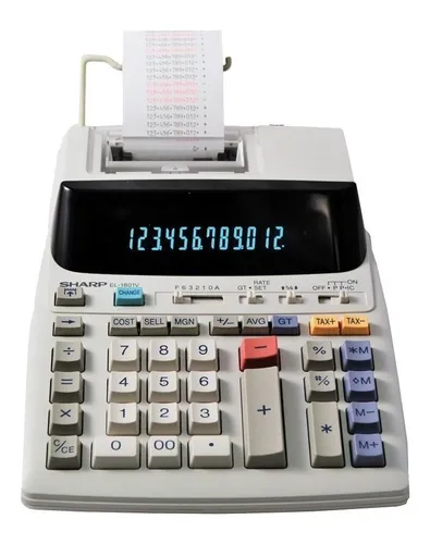 Calculadora Sharp El-1801v Printing Calculator 12 Display | Envío gratis Calculadora Sharp El-1801v Printing Calculator 12 Display | Envío gratis