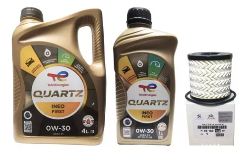 Total Quartz Ineo First 0w30 4lts. + 1lt. + Original Ckcl