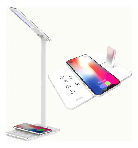 Luminaria Abajur De Mesa Led Carregador Indução Articulavel | Frete grátis Luminaria Abajur De Mesa Led Carregador Indução Articulavel | Frete grátis