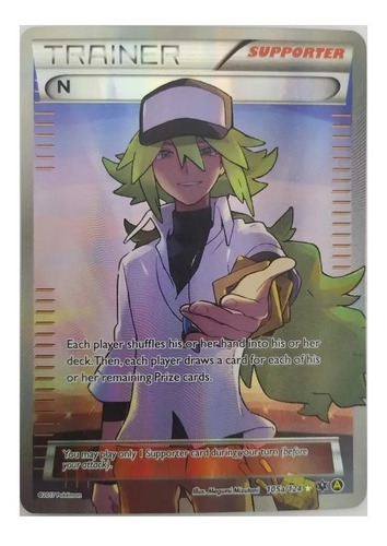Card Pokémon N Full Art Original Inglês | Frete grátis