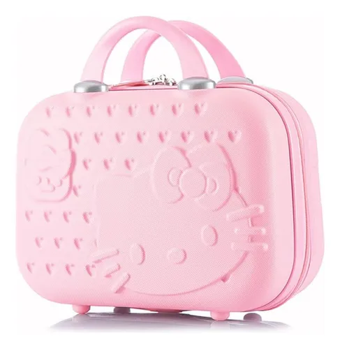 Maleta Cosmetiquera Neceser Maletín De Viaje Hello Kitty Ros Envío Gratis