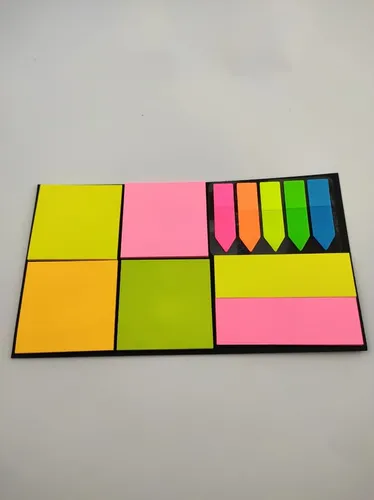 Nota Adhesiva Bj Pop Kit Bloco De Anotações Post It Colorido Pack X