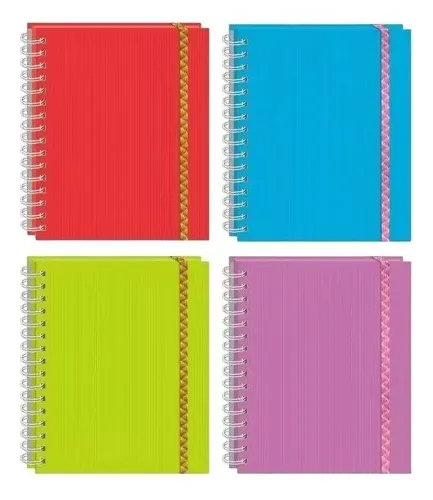 Cuaderno Printaform Forma Francesa 100h Pasta Dura 4 Pzas Mercadolibre