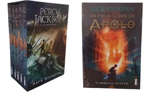 Box Percy Jackson Livro Oráculo Oculto Provações De Apolo Frete Grátis