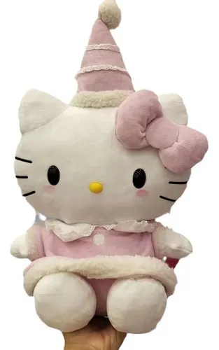 Boneca De Pelúcia De Gato Kt De Natal Hello Kitty 28cm Parcelamento