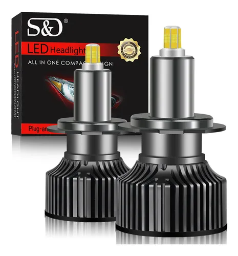 2 Focos Led H1 H7 H8 H11 9005 9006 9012 Csp 360° 40000 Lm | Meses sin intereses