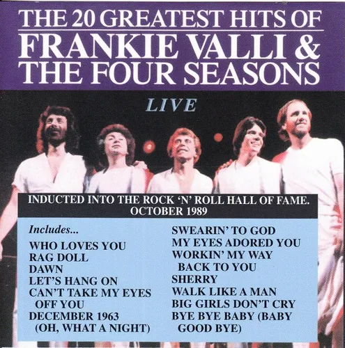 Cd Frankie Valli & 4 Seasons - The 20 Greatest Hits Of | Frete grátis Cd Frankie Valli & 4 Seasons - The 20 Greatest Hits Of | Frete grátis