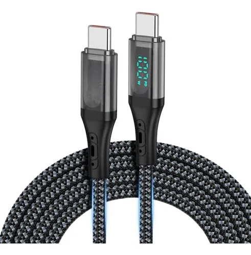 Cable Usb C A C De 100w E-marker [5a], Carga Rápida Con Pant | Cuotas ...