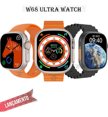 Smartwatch W68 Ultra Series 8 Nfc Tela 2 0 Original Promoção Frete Grátis