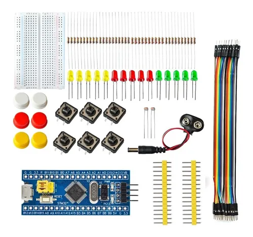Kit Iniciante Stm32 Bluepill Stmf103c8t6 Componentes No Full | Frete grátis Kit Iniciante Stm32 Bluepill Stmf103c8t6 Componentes No Full | Frete grátis