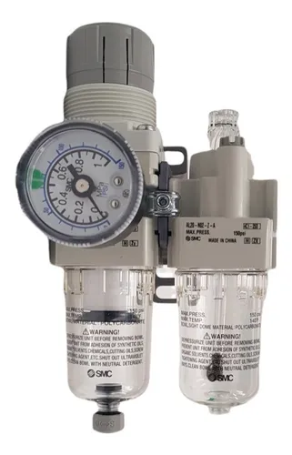 Unidad De Mantenimiento Frl Con Manómetro Npt 1/4 Smc Ac20