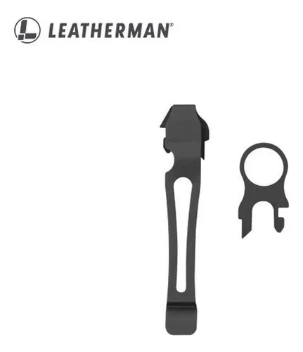 Juego De Clip Y Aro Leatherman Wave + Color Negro Original Juego De Clip Y Aro Leatherman Wave + Color Negro Original