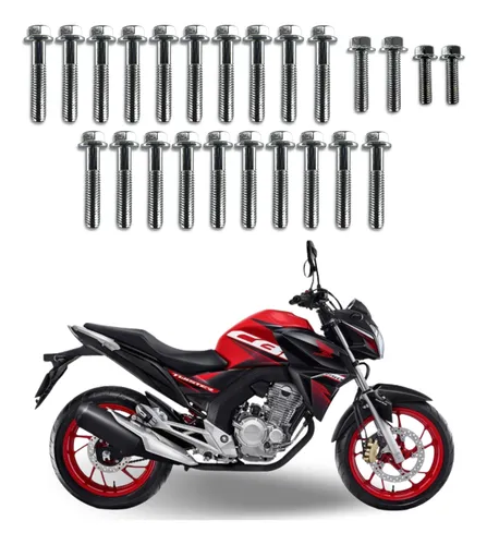 Kit Parafuso Tampa Do Motor Honda Cb 250f Twister 2016 E D