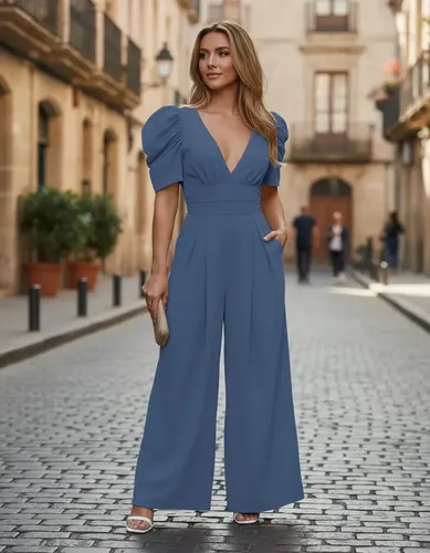 Palazzo Elegante Casual De Moda Maria Bela Co Modelo Chantal | MercadoLibre