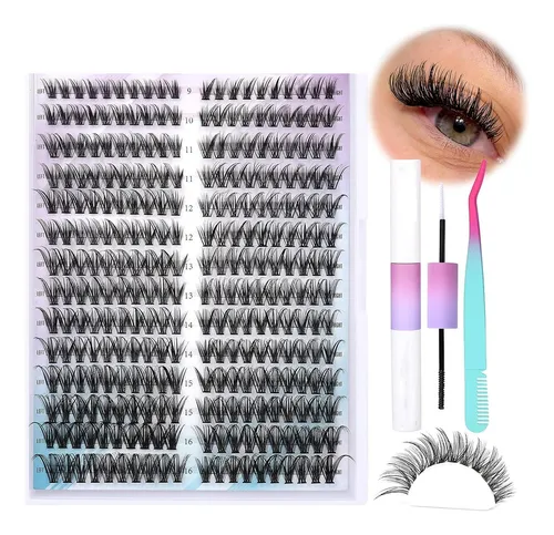 Kit De Extensiones De Pestañas Diy Sintético Mink Mixto Meses Sin