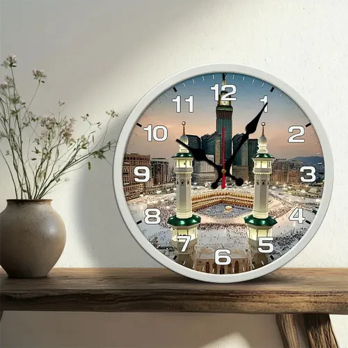 Reloj De Pared Acrílico De Madera Con Estampado Plano 2d Cit | Meses ...