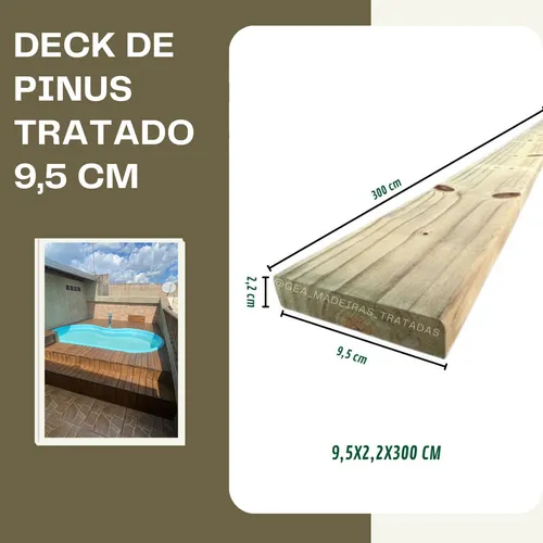 Deck De Pinus Madeira Tratado Autoclave Deck De Pinus Madeira Tratado Autoclave