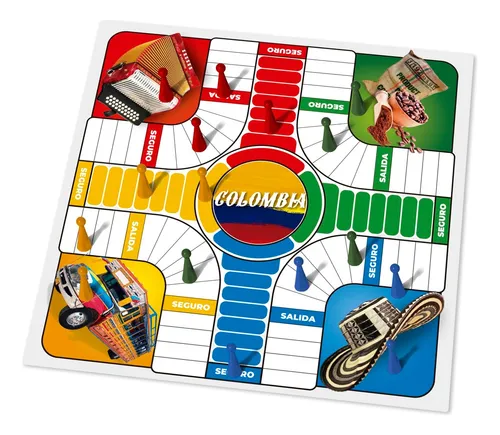 Tablero De Parques Colombiano, Colombian Parques Board Game, | Cuotas ...