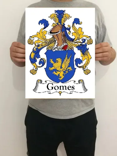 Pôster Heráldica Brasão Da Família Gomes 32x43 Cm | MercadoLivre