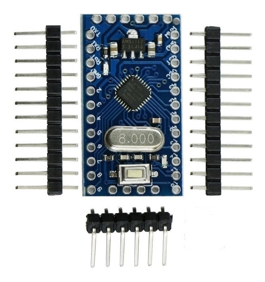 Arduino Pro Mini Atmega168p 3 3v 8m Arduino Comp Mercado Libre