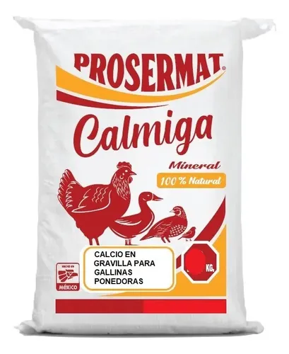 Calcio Gravilla P/gallinas De Pelecha Bolsa De 5 Kg Calmiga | MercadoLibre