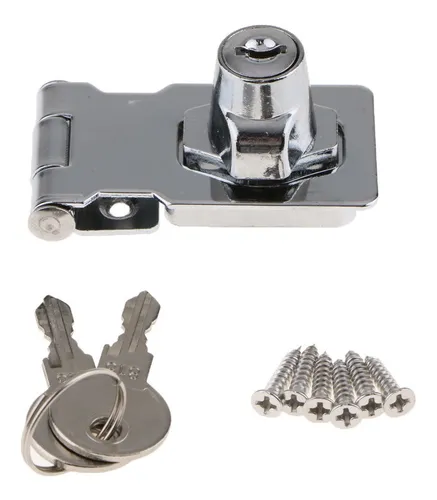 Stainless Steel Plating Self Locking Security Hasp Staple 2 | MercadoLibre Stainless Steel Plating Self Locking Security Hasp Staple 2 | MercadoLibre