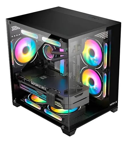 Gabinete Gamer Hyrax, Hgb705, Mini Tower - Vidro Temperado | Frete grátis