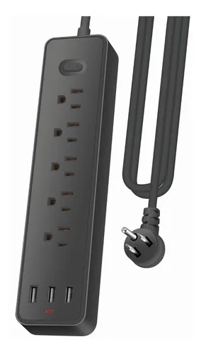Regleta Multicontacto Premium Con 5 Salidas 3 Usb Mercadolibre
