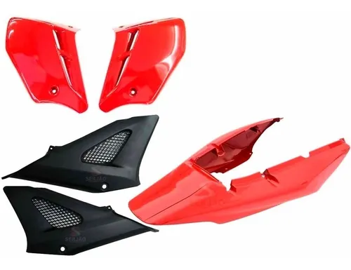 Rabeta Cbx 250 Twister Aba Tanque Tampa Lateral Preta Cores