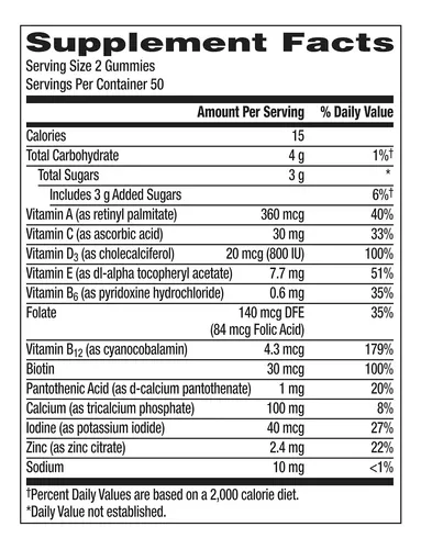 Centrum Women Mujer Gomitas Masticable Multivitaminico X100 Tropical ...