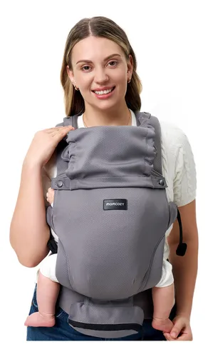 Momcozy Portabebé Cangurera Bebé Recién Nacido Cr02 Color Gris Oscuro ...