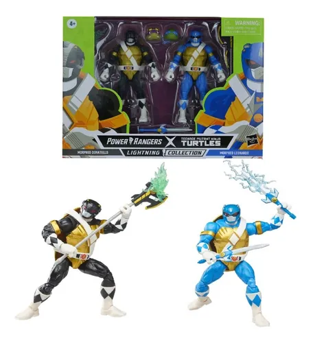 Power Rangers X Tmnt Donatello & Leonardo Tortugas Ninja Power Rangers X Tmnt Donatello & Leonardo Tortugas Ninja