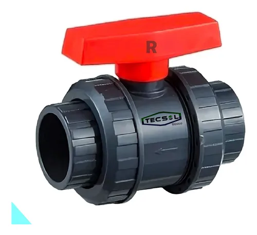 Válvula Esfera Bola 3/4 Pvc Cedula 80 Cementar Tuerca Union | Meses sin interés