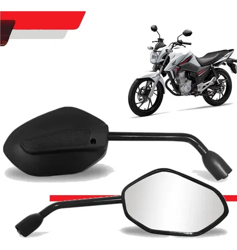 Espelho Retrovisor Par Honda Cg Titan Fan Start 125 150 160