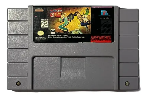 Cod 26 Earthworm Jim 2 Original Snes Cartucho | Frete grátis