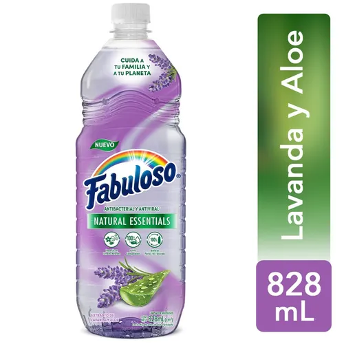 Limpiador De Pisos Fabuloso Natural Essentials Lavanda 828ml | MercadoLibre Limpiador De Pisos Fabuloso Natural Essentials Lavanda 828ml | MercadoLibre