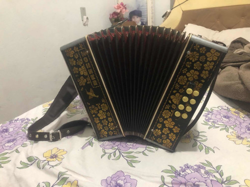 Acordeon Usado Pé De Bode Hohner 8bx 2 Voz Beija Flor Mercadolivre