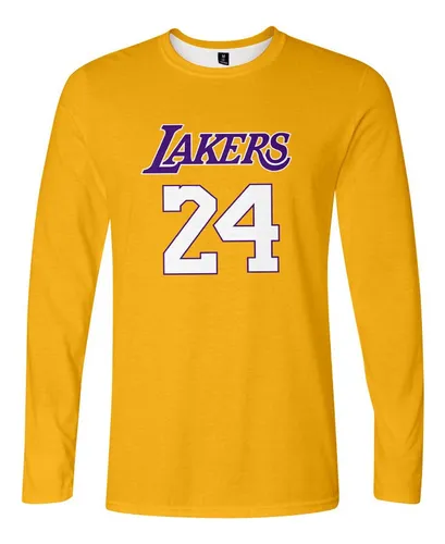 Poleras De Manga Larga Kobe Bryant Para Hombre Laker #24 | Cuotas sin ... Poleras De Manga Larga Kobe Bryant Para Hombre Laker #24 | Cuotas sin ...