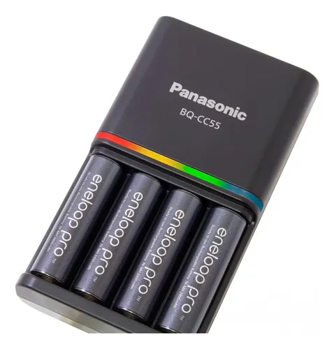 Panasonic Eneloop Pro 4 Pilhas Carregador 2550 Mah