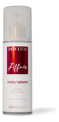 Body Splash Affair - Deo Colônia - Barbour\'s Beauty - 200 M | MercadoLivre
