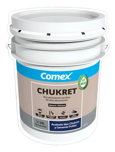 Comex Chukret Recubrimiento Texturizado Cemento Pulido | Meses sin interés