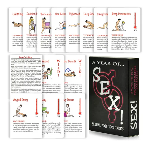 Sex Position Cards Game Mebault Adventurous For Couple | MercadoLivre