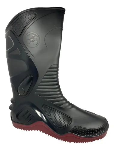 Botas Impermeables Motociclista Pvc Racing Biker