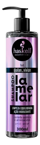 Shampoo Lamelar Haskell 300ml Limpeza Equilibrada Hidratante ... Shampoo Lamelar Haskell 300ml Limpeza Equilibrada Hidratante ...