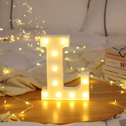 Letra Decorativa Con Luz Led Tipo Marquee Para Fiesta R | MercadoLibre