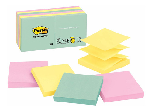 Notas Desplegables 3x3 Pulgadas 12 Blocs Las Notas A Cuotas Sin