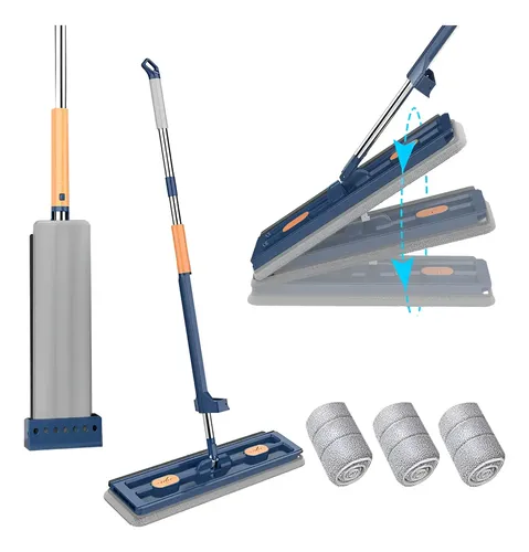 I Nuevas Mopas Planas Grandes De Microfibra De 42 Cm Con 4 | Envío gratis