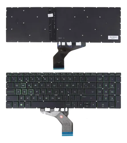 Teclado Para Hp 15 Da 15 Cw 15 Db 15 Cx 15 Dq Iluminado Envío Gratis